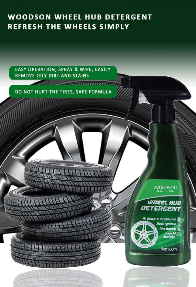 500ml Car Hub Stain Remover Spray Cleaner Wheel Hub Detergent